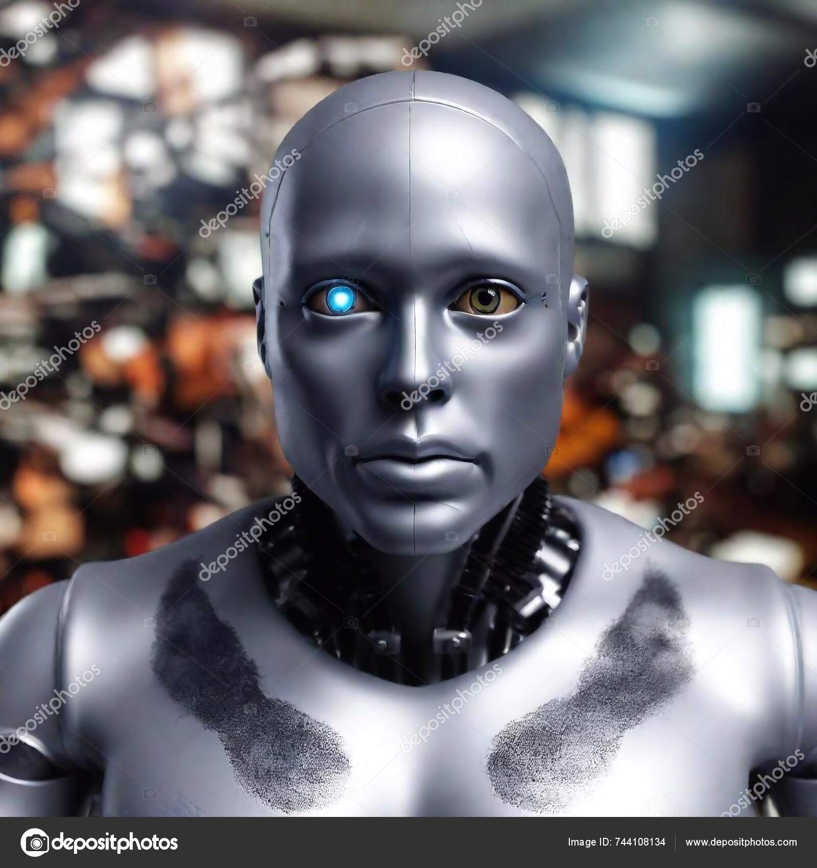 Rendering Robot — Stock Photo © Depositphotos AI #744108134