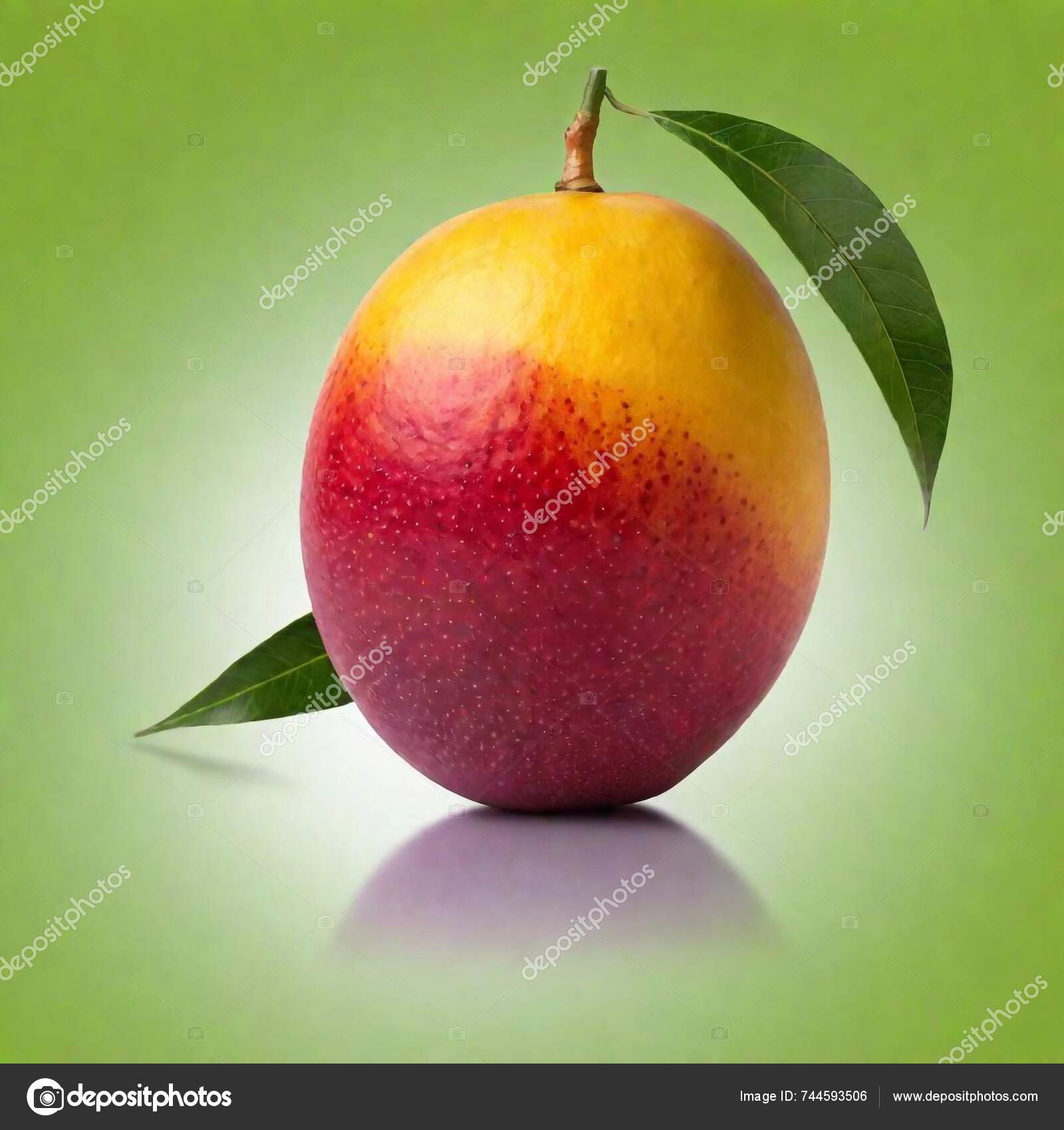 High Resolution Ultrarealistic Image Showcasing Ripe Mango Digital ...