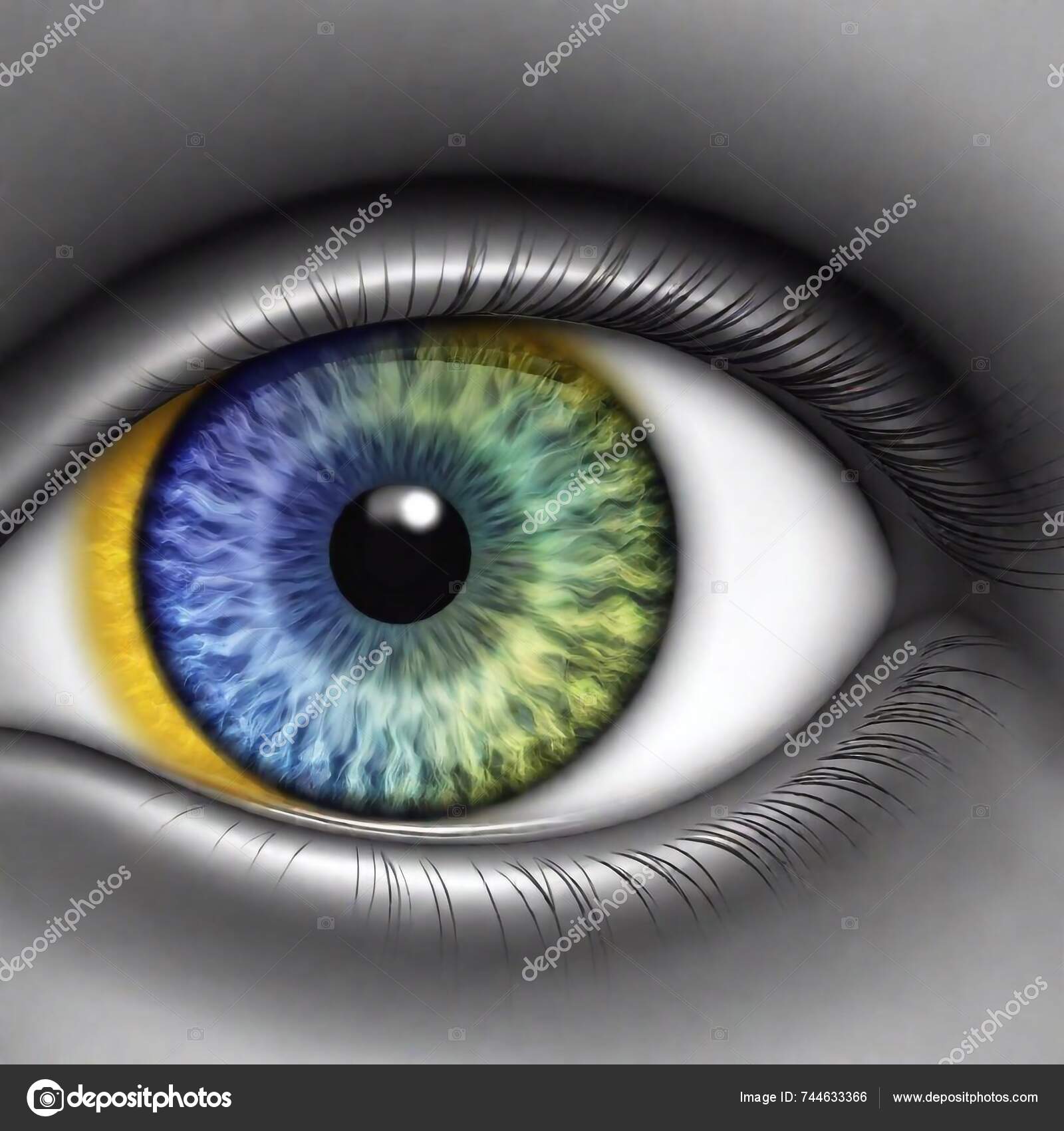 High Resolution Ultrarealistic Image Human Eye Digital Artwork ...