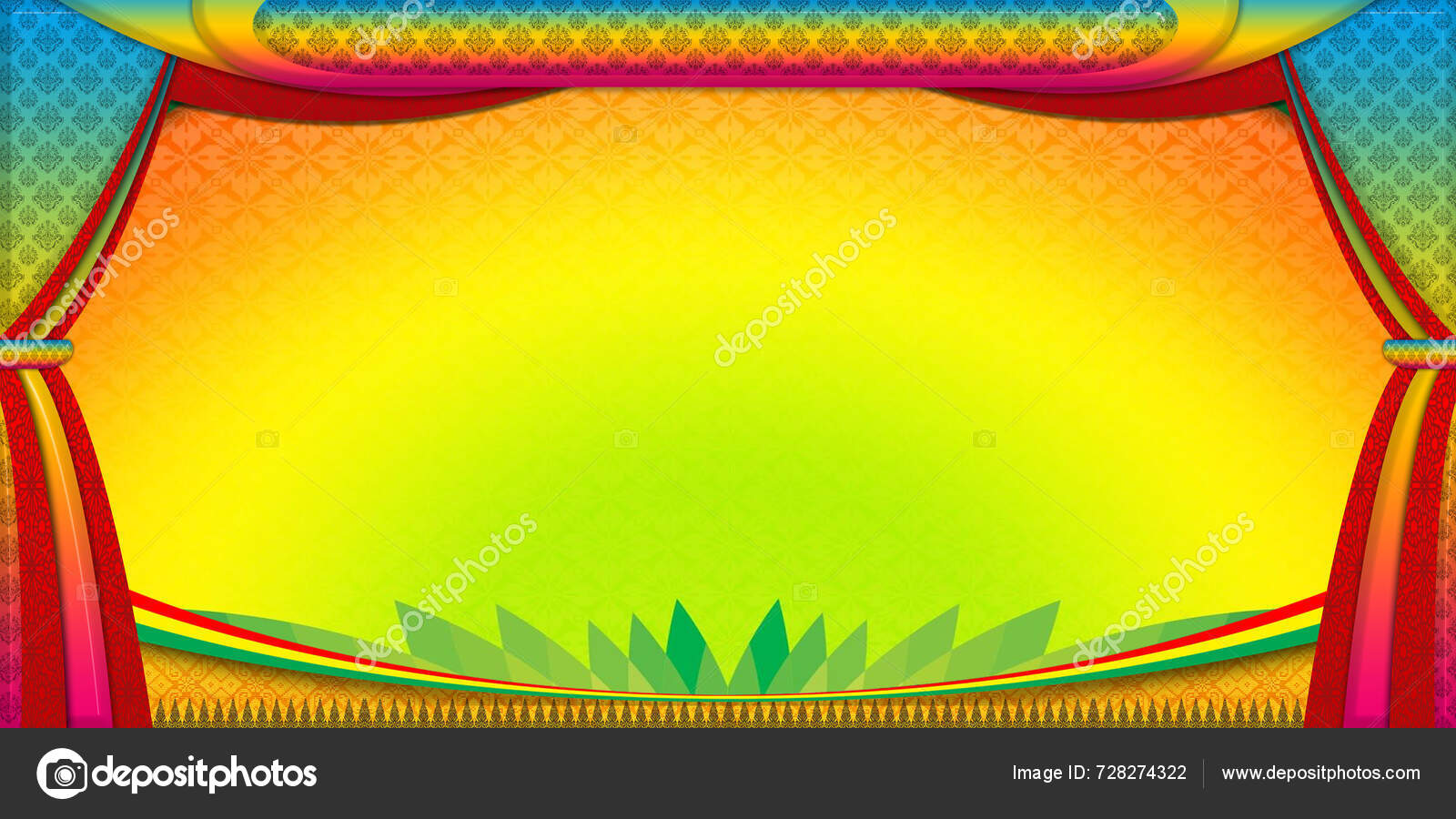 Riau Malay Motif Curtain Background — Stock Photo © Akm88 #728274322