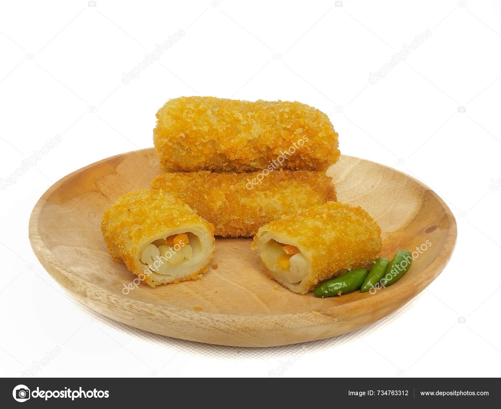 Indonesian Food Mixture Flour Eggs Vegetables Which Often Called Risol ...