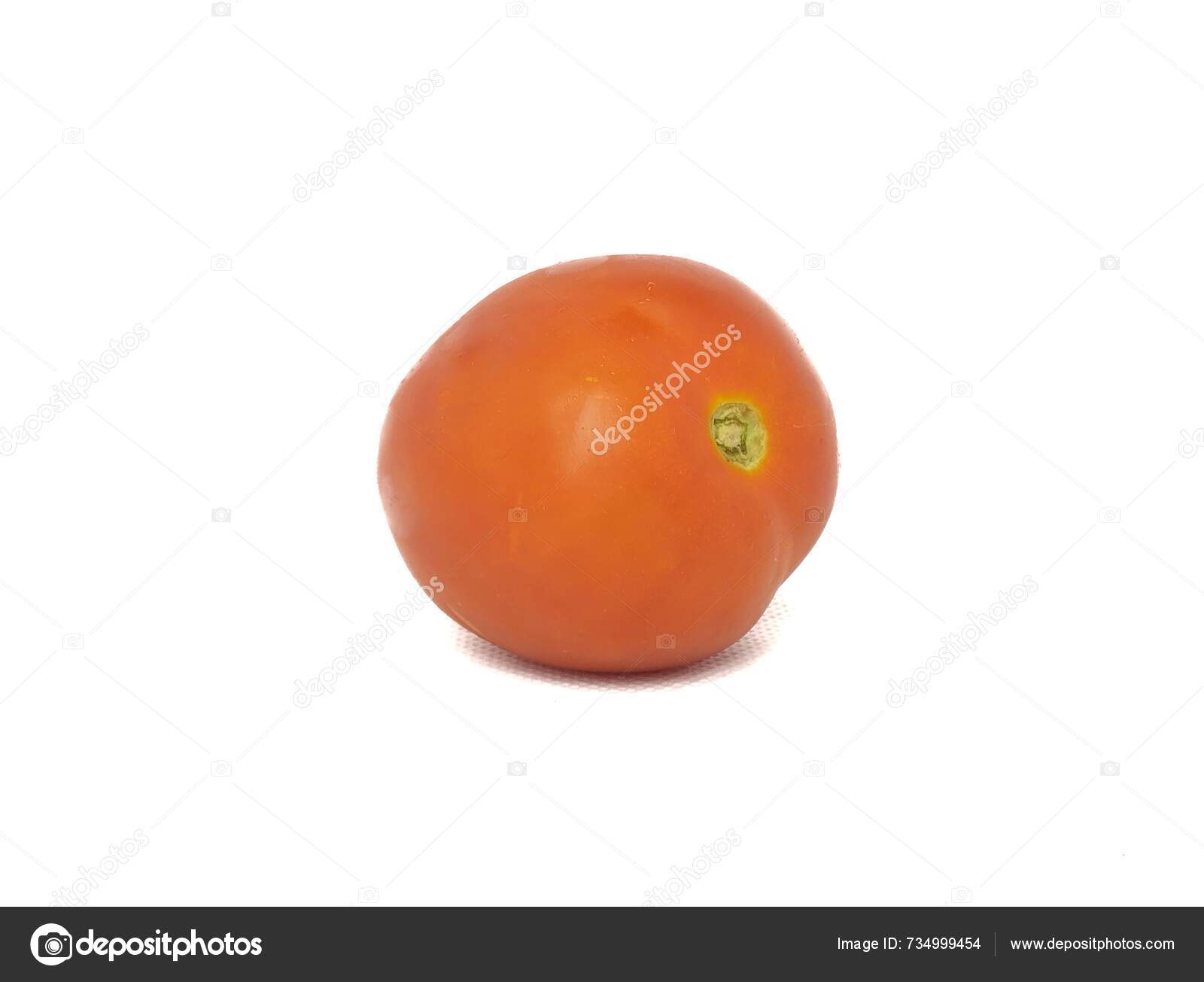 Tomato Isolated Tomato White Background Perfect Retouched Tomatoe Side ...