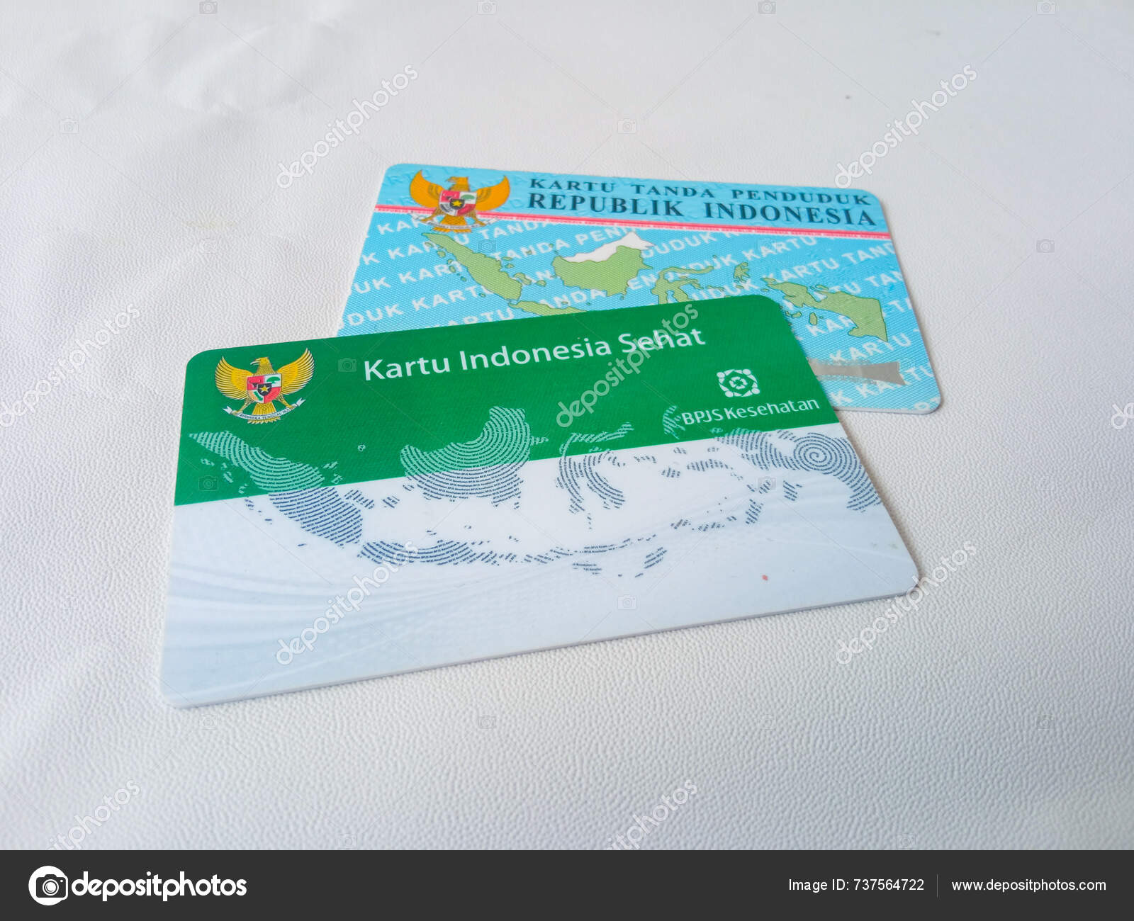 Surabaya Indonesia August 2024 Holding Indonesian Health Card Health ...