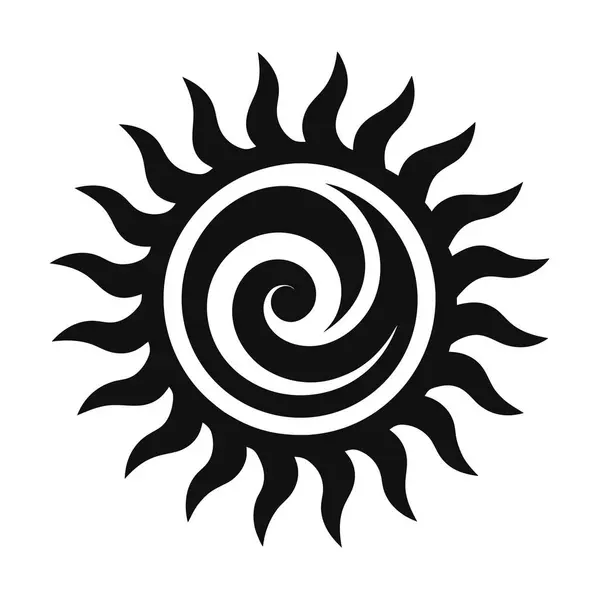 Sun moon symbol Vector Images | Depositphotos