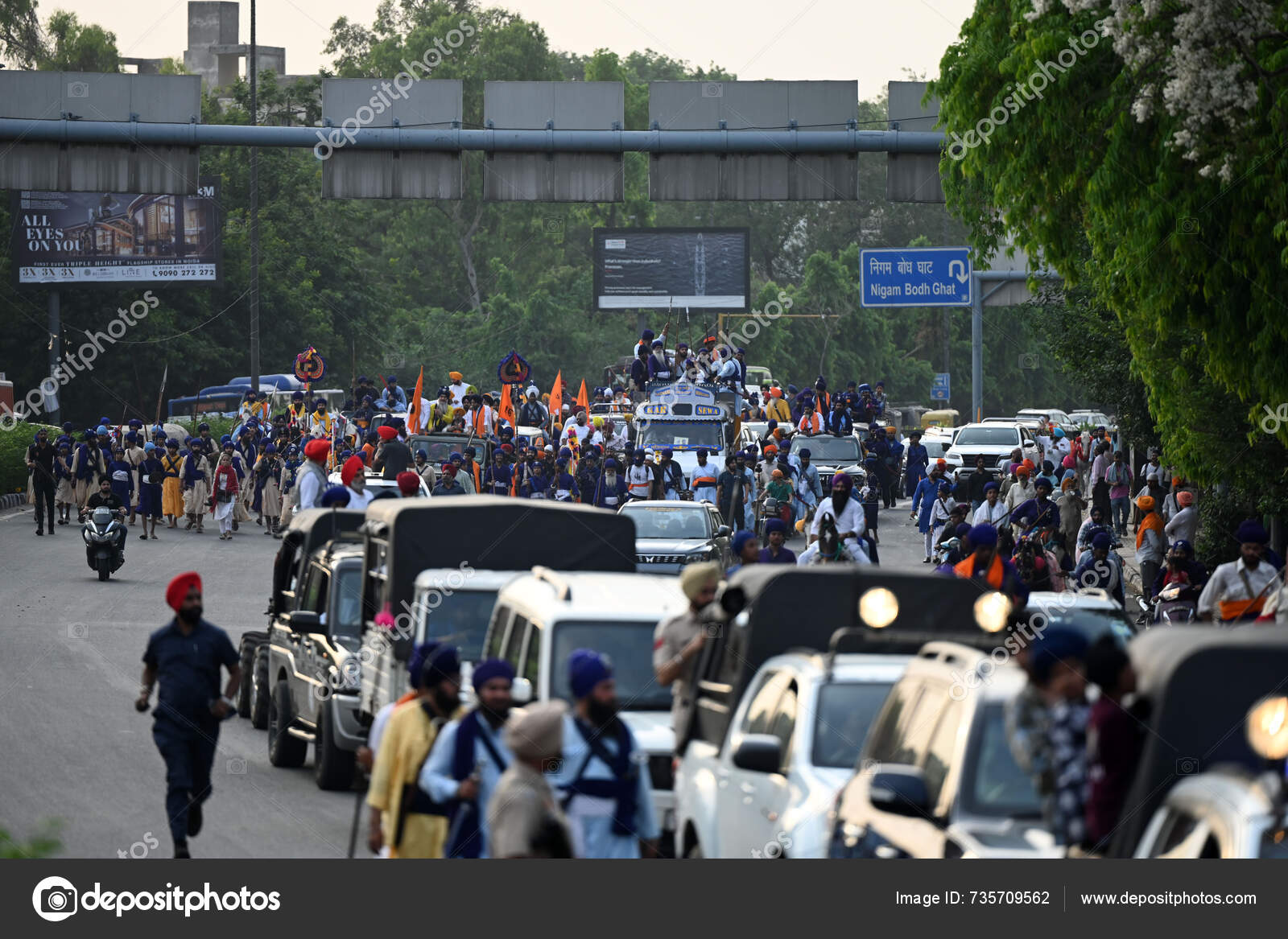 New Delhi India April 2024 Sri Participants Jarnaili Fateh March ...