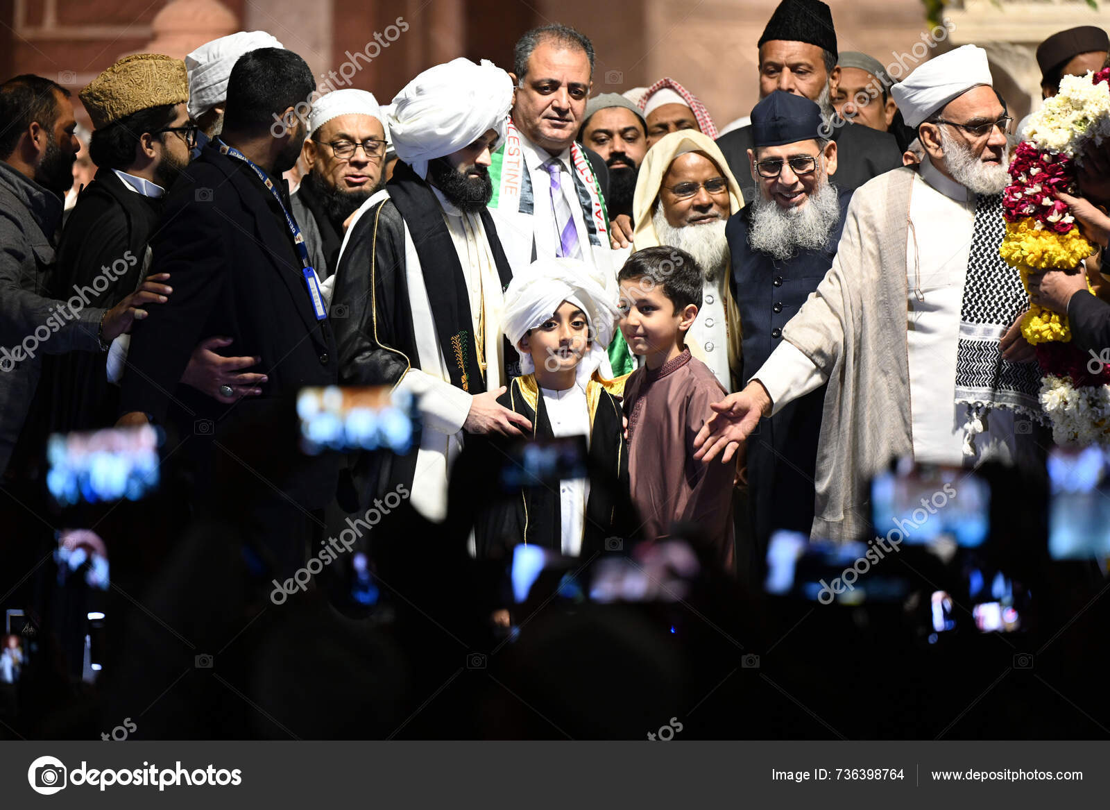 New Delhi India February 2024 Shahi Imam Jama Masjid Syed — Stock ...