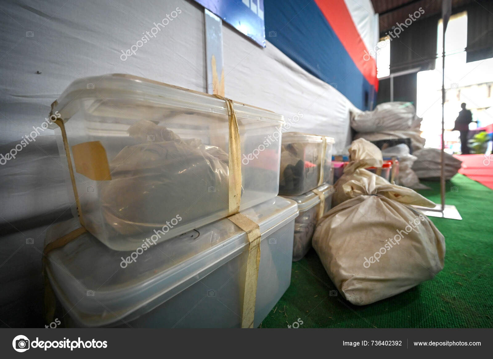 New Delhi India February Stashes Drugs Seen Placed Mass Drug — Stock ...