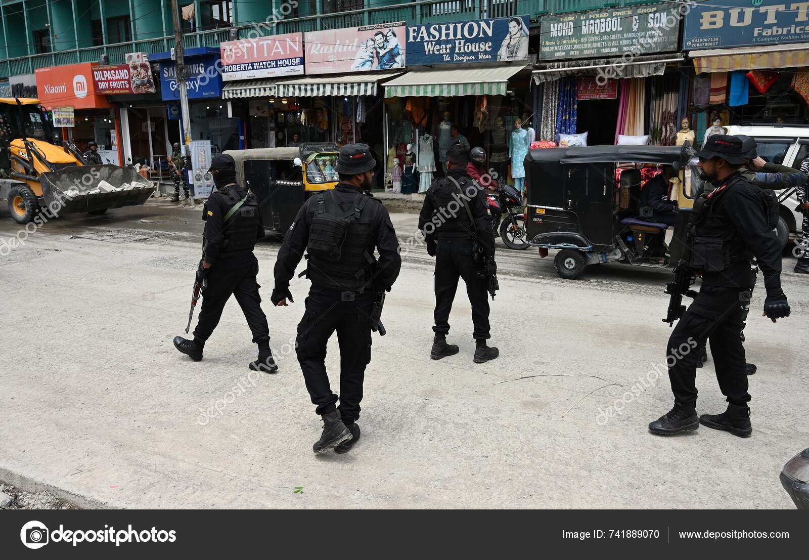 Srinagar India May 2023 National Security Guard Nsg Commandos Lal ...