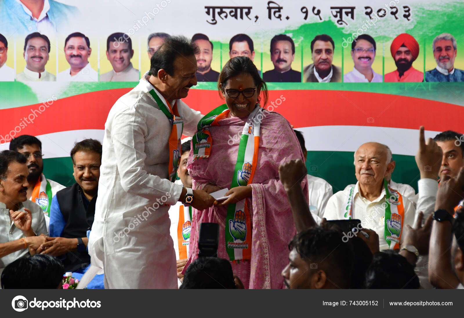 Mumbai India June 2023 Mla Varsha Gaikwad Take Charge President — Stock ...