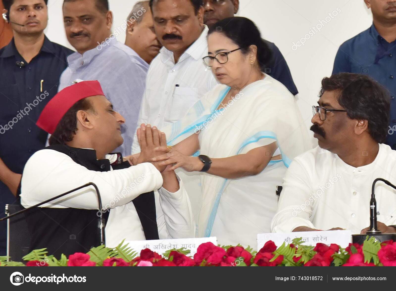 Patna India June 2023 Samajwadi Party Chief Akhilesh Yadav West — Stock ...