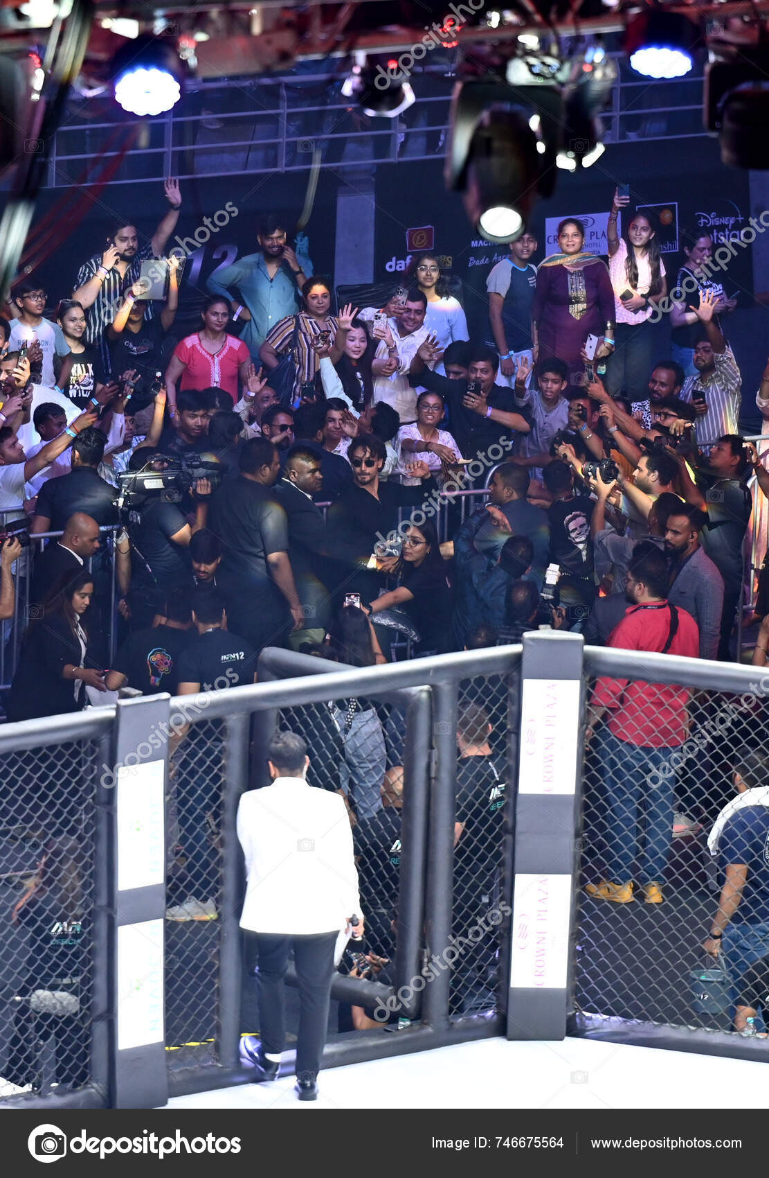 Noida India July 2023 Actor Tiger Shroff Matrix Fight Night — Stock ...