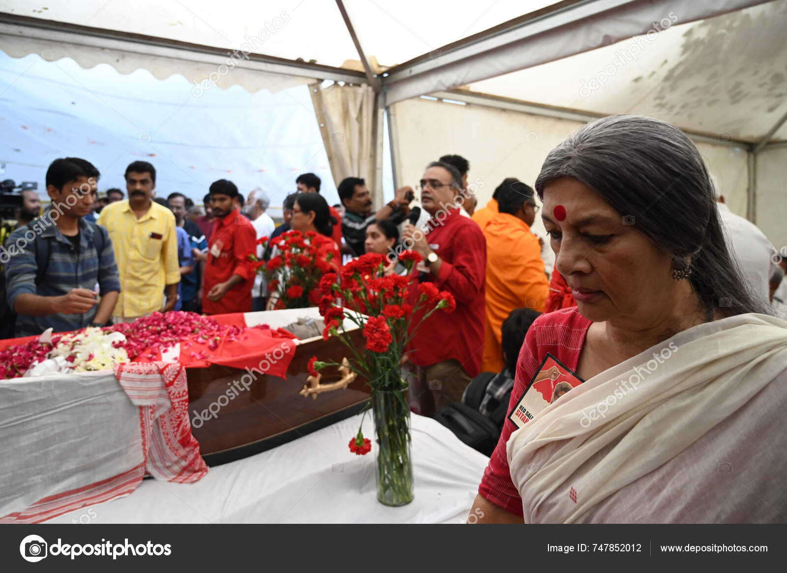 New Delhi India September 2024 Cpim Leader Brinda Karat Offers — Stock ...