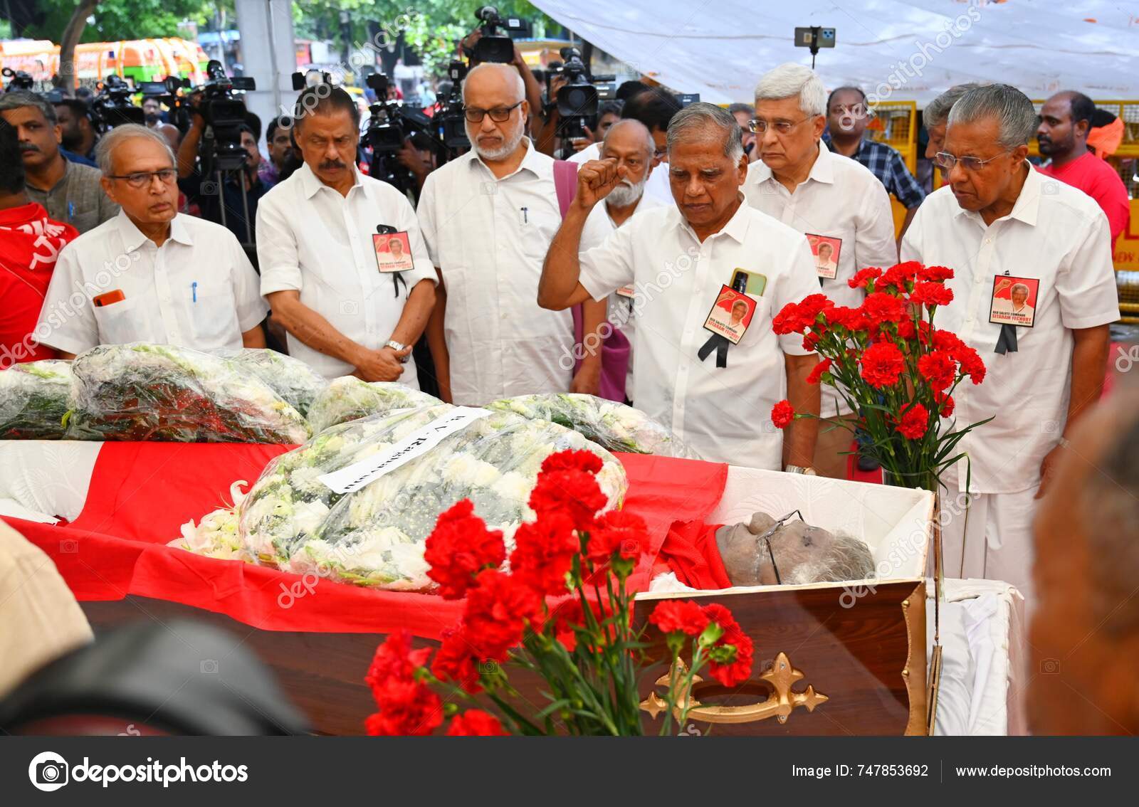 New Delhi India September 2024 Senior Cpim Party Leaders Prakash — Stock Editorial Photo ...