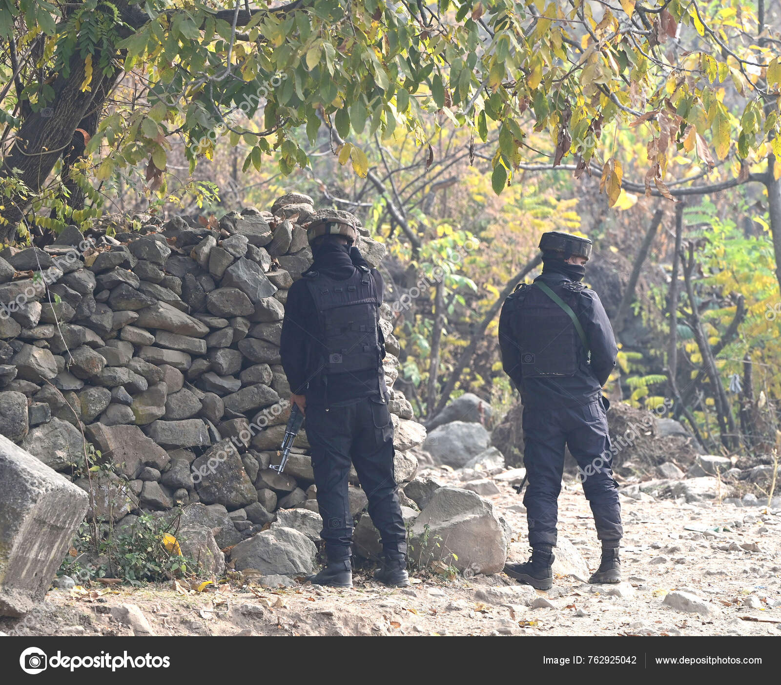 Srinagar India November 2024 Policemen Special Operation Group Sog ...