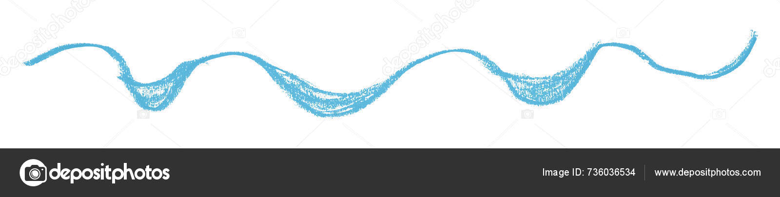 Light Blue Pencil Strokes Simple Strokes Isolated White Background ...