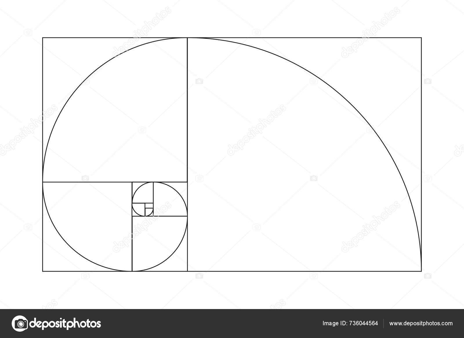 Golden Proportions Method Golden Section Fibonacci Array Numbers Golden ...