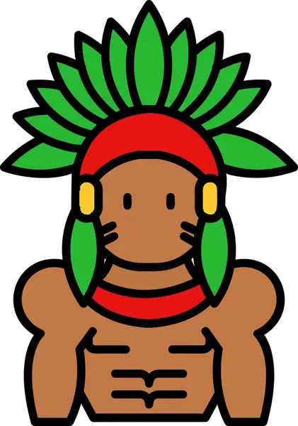 Hombre azteca Imágenes Vectoriales, Gráfico Vectorial de Hombre azteca ...