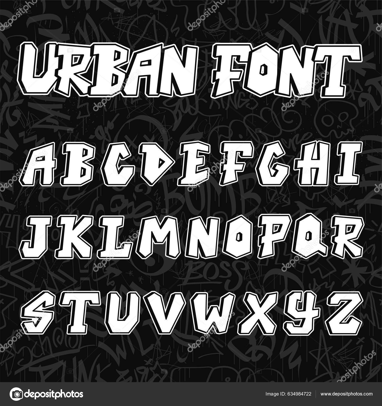 Cool Alphabet Graffiti Cool Alphabet Graffiti
