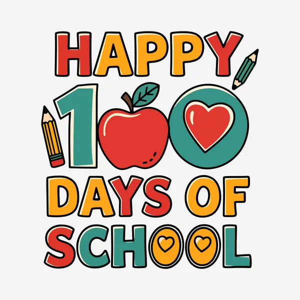 6,000,000+ vectores de 100 días de escuela, imágenes vectoriales ...