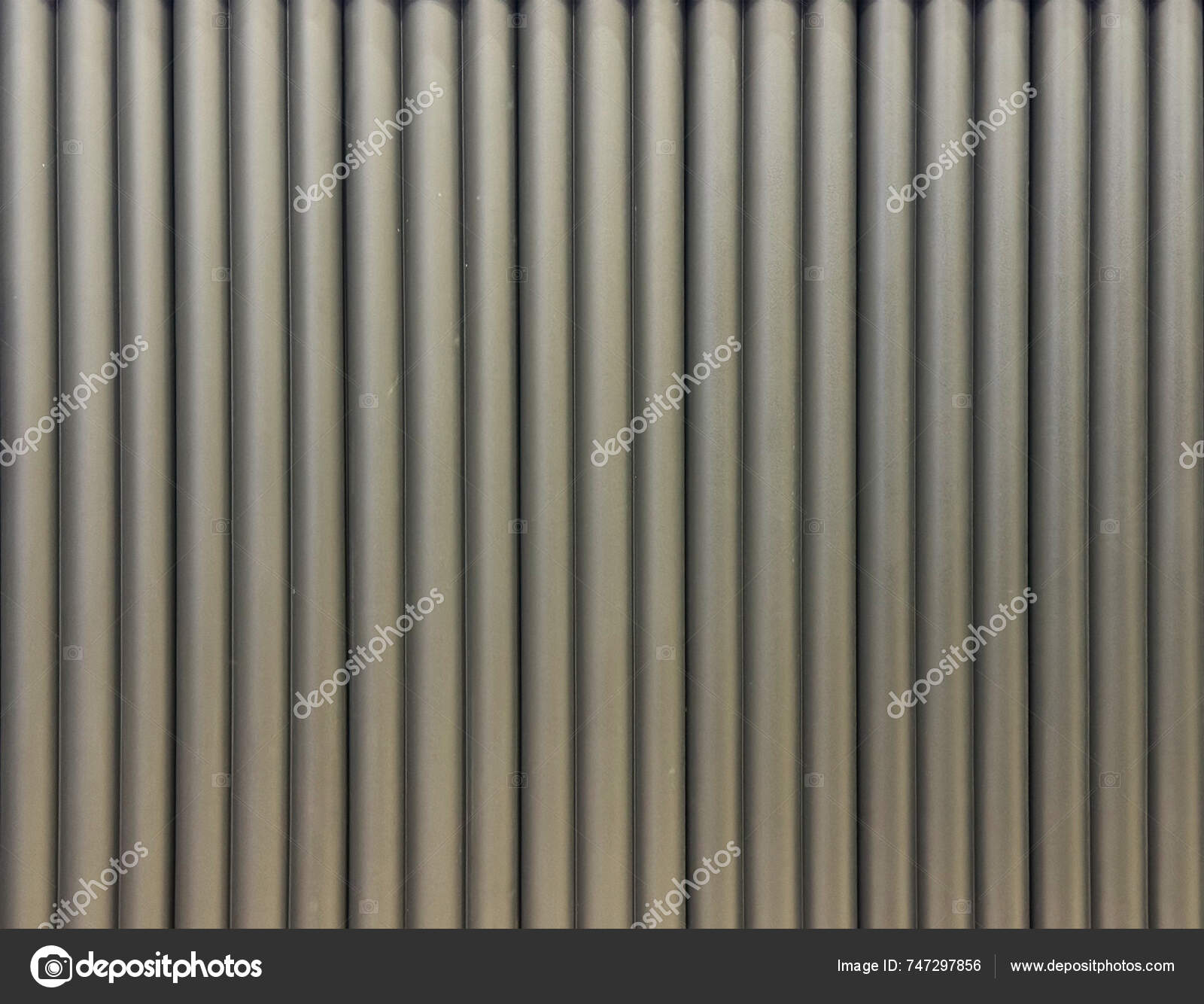 Wooden Fluted Panel Dark Grey Fluted Panel Strips Rustic Wood — Stock ...