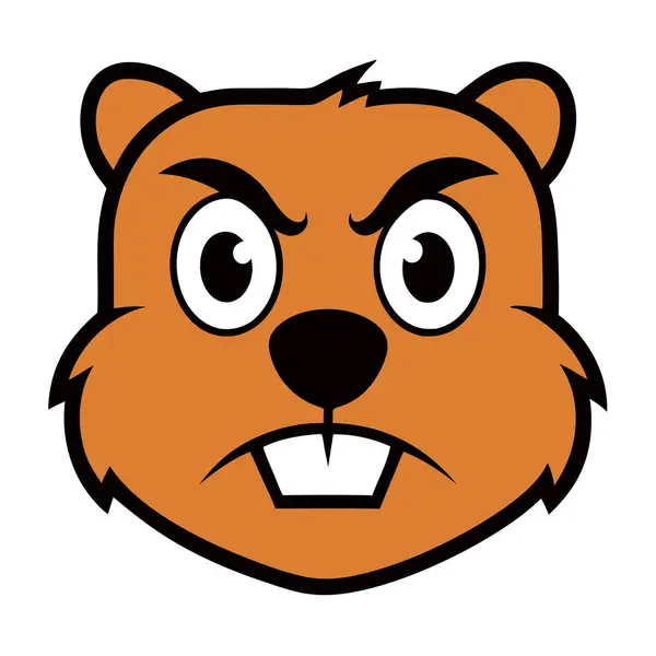 Angry beaver Vector Images | Depositphotos