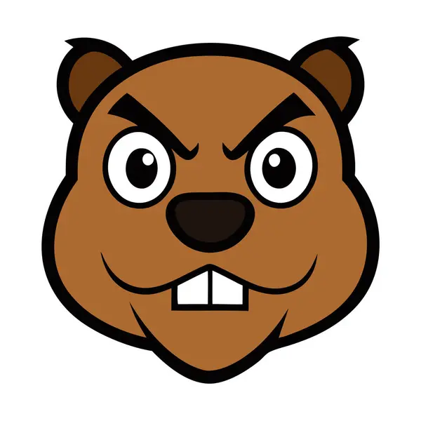 Angry beaver Vector Images | Depositphotos