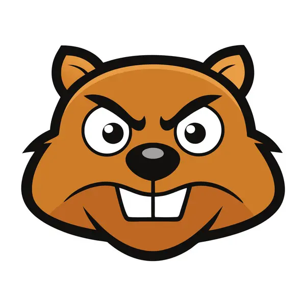 Angry beaver Vector Images | Depositphotos
