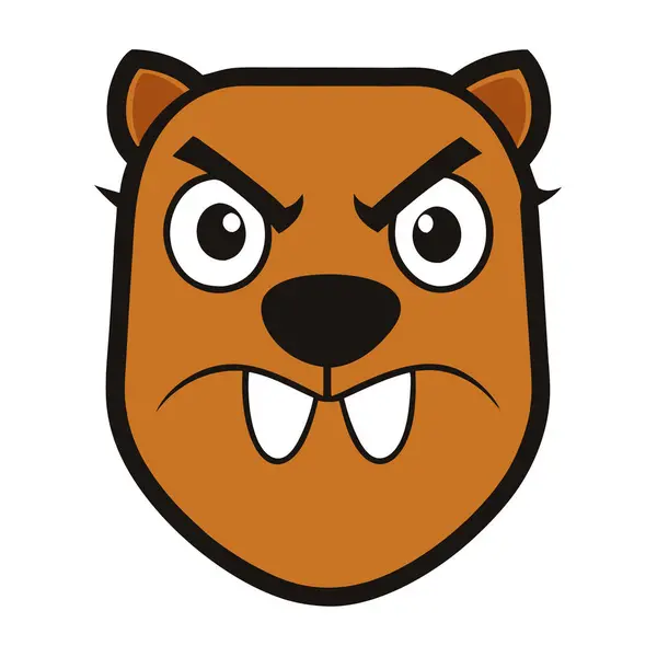 Angry beaver Vector Images | Depositphotos