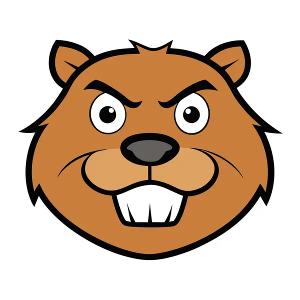 Angry beaver Vector Images | Depositphotos