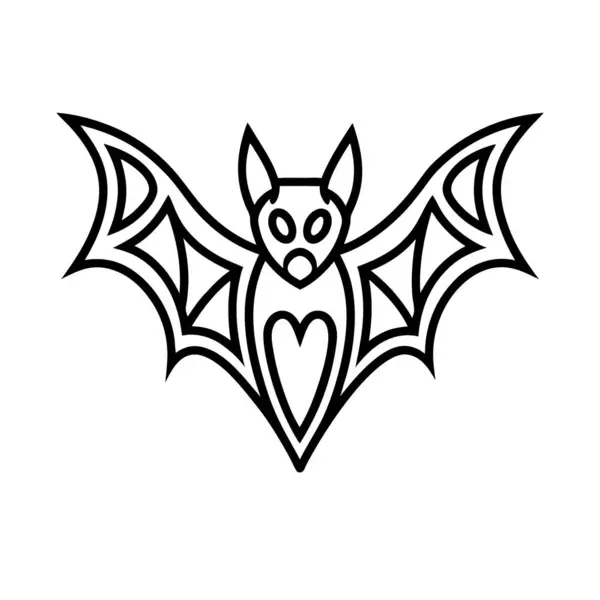 Yarasa çizim şablonu