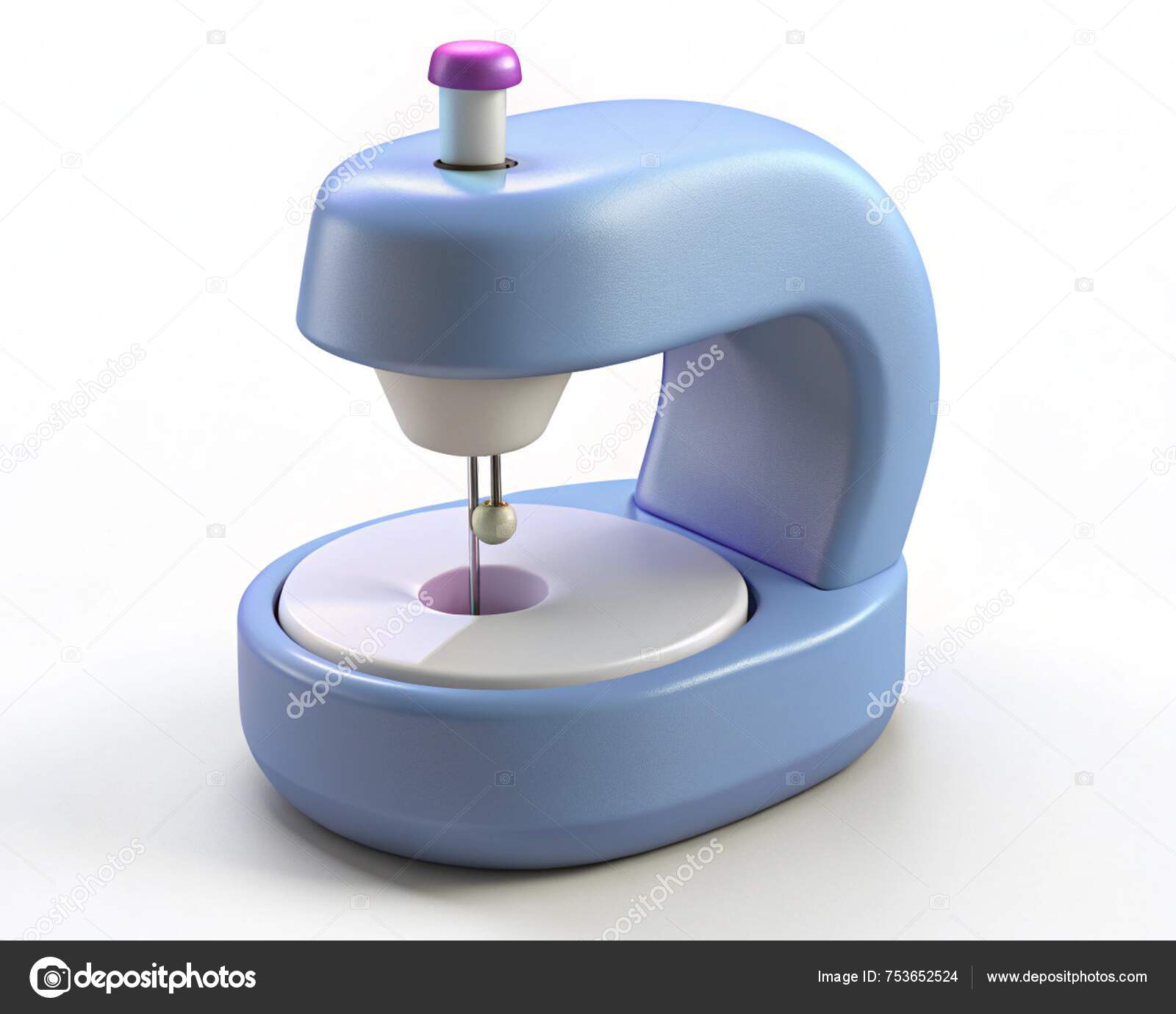 Embroidery Machine Clipart Illustration Sewing Craft Projects — Stock ...