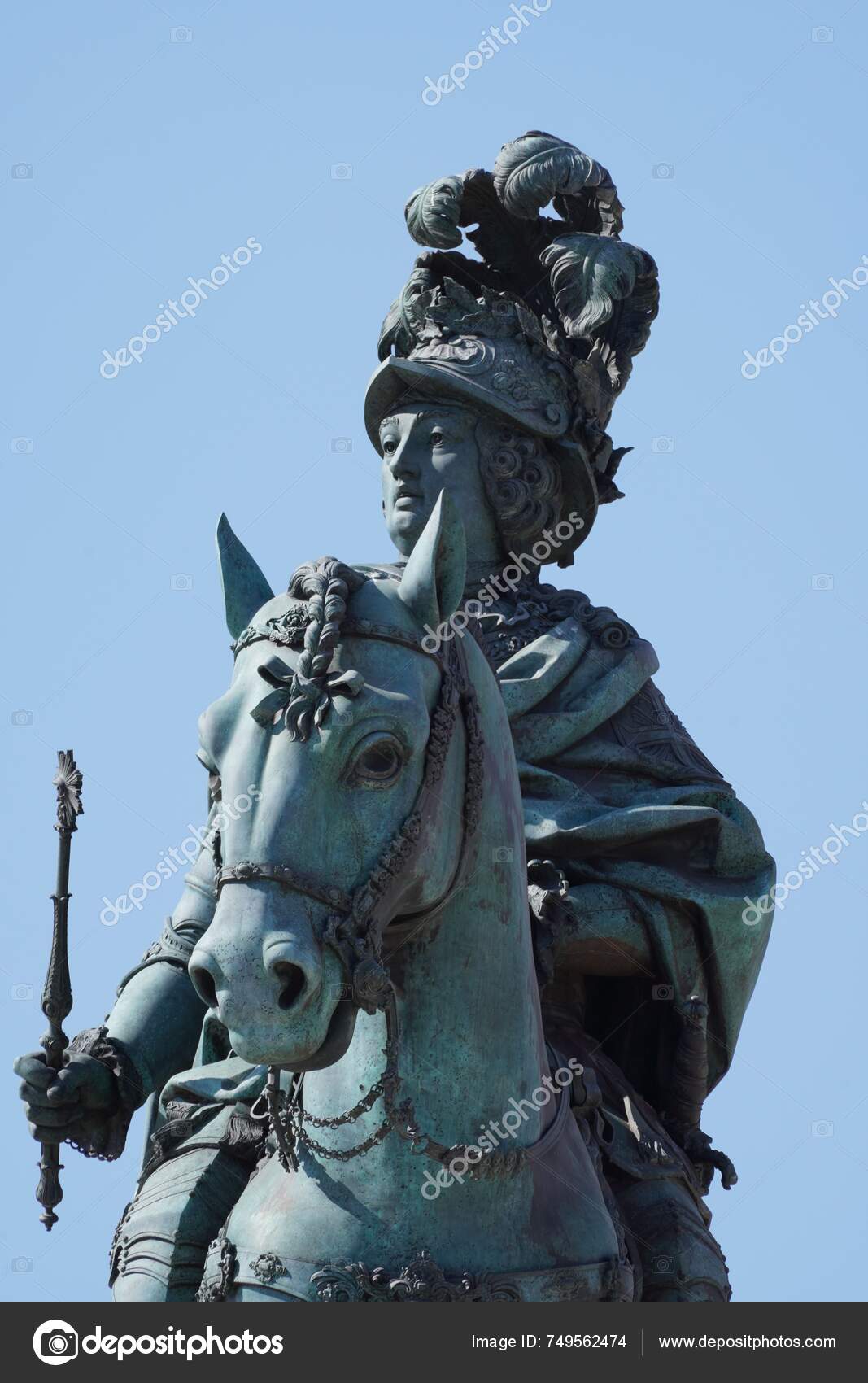 Commerce Square Praca Comercio Statue Dom Jose King Horse Symbolically ...