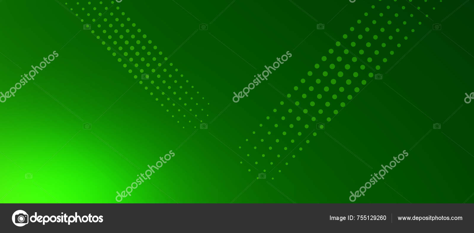 Modern Abstract Dark Green Banner Background — Stock Photo © hadj14amar ...