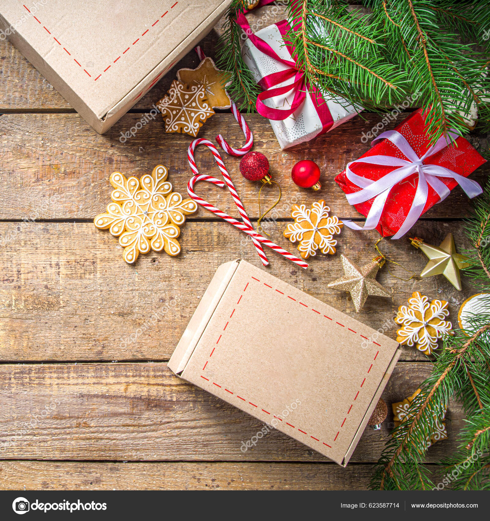 Christmas Gift Boxes Wallpaper