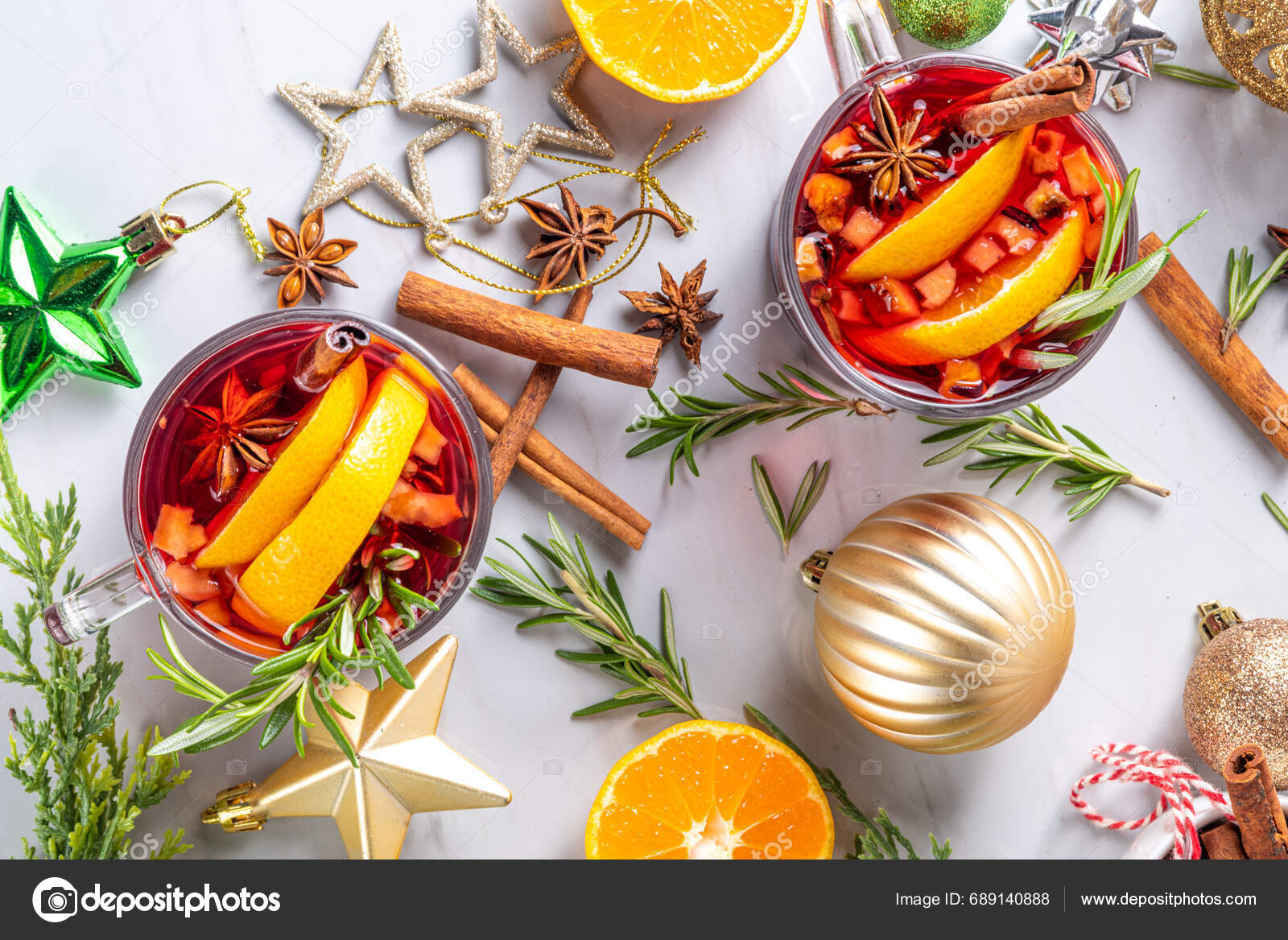 Traditional Christmas Aromatic Mulled Wine Cocktail Red Wine Grog Tea ...