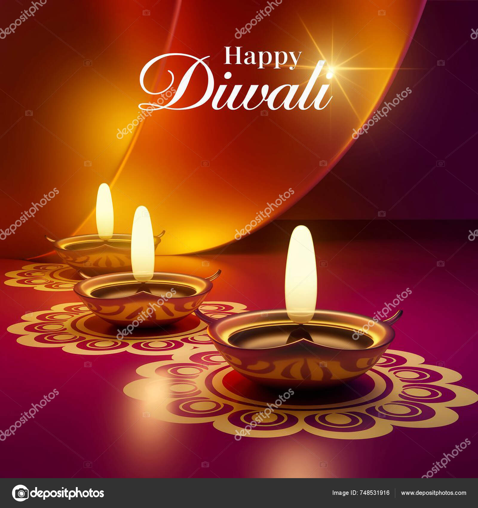 Diwali Themed Design — Stock Photo © Artzstar #748531916
