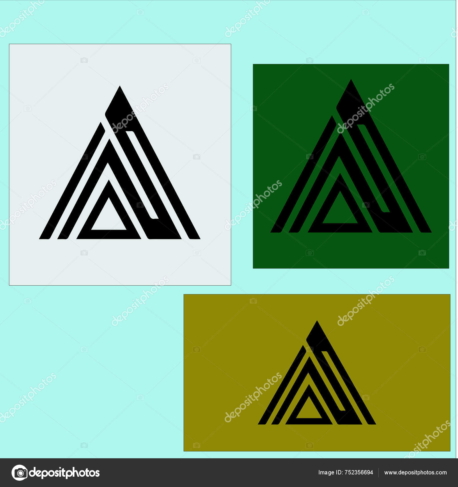 Set Triangle Shapes — Stock Photo © DesignerOfficial #752356694