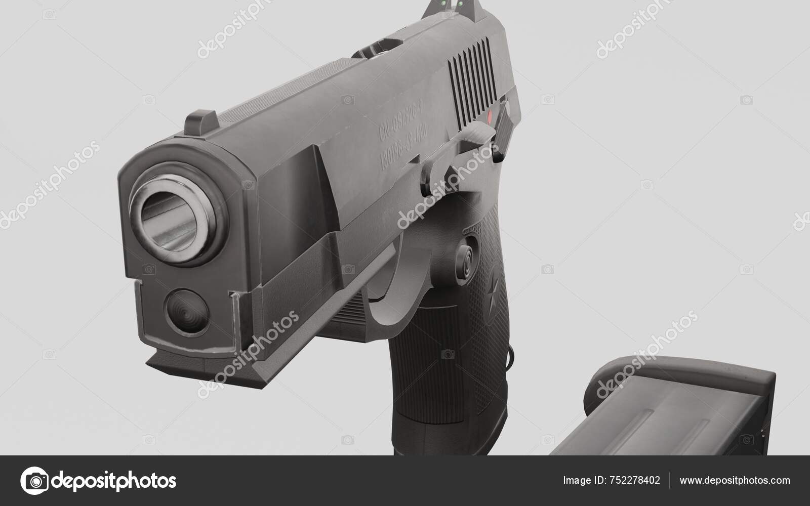 Pistol Gun Magazine — Stock Photo © Masihullah #752278402