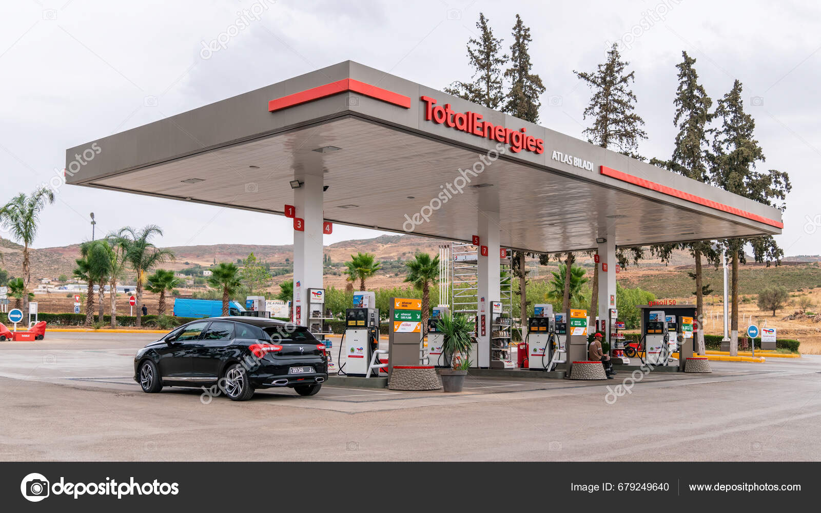 Fes Morocco September 2022 Totalenergies Gas Station Totalenergies ...