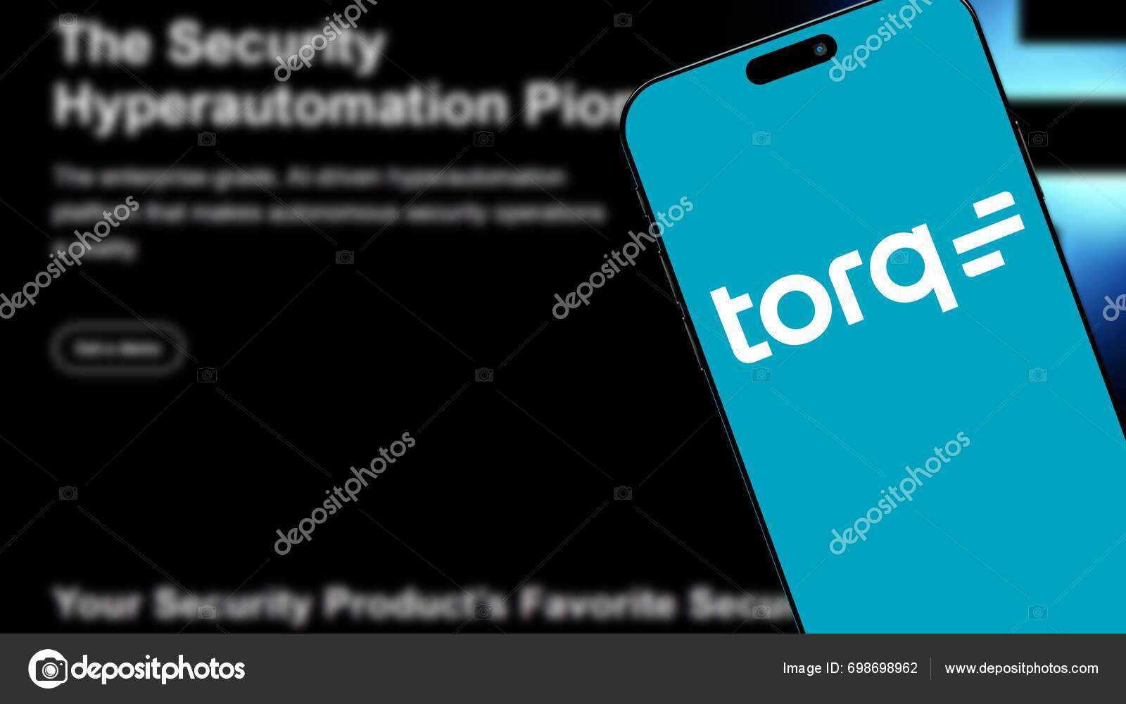Istanbul Turkey January 2024 Torq Brand Logo Smartphone Screen Torq — Stock Editorial Photo ...