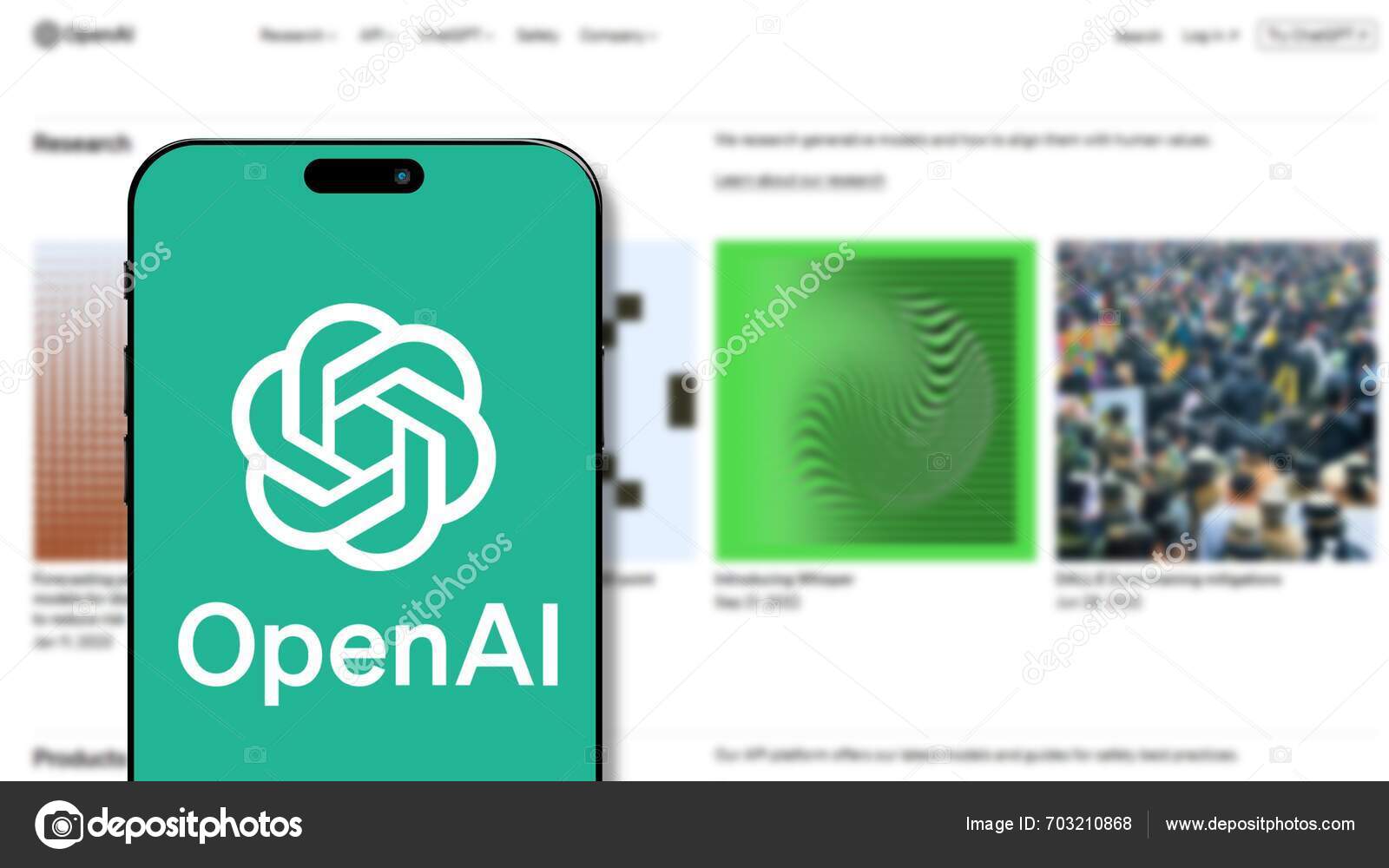 Estambul Turquía Feb 2024 Openai Logotipo Pantalla Del Teléfono ...