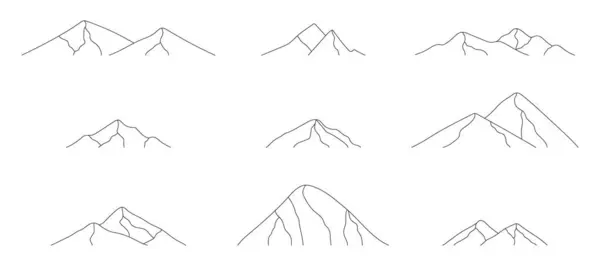 8,300,398 Mountain line drawing Vector Images | Depositphotos