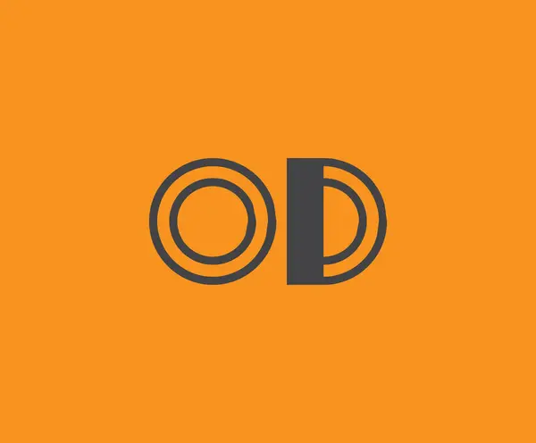 Od letter logo vektörler, vektör çizimler, vektörel grafik | Depositphotos
