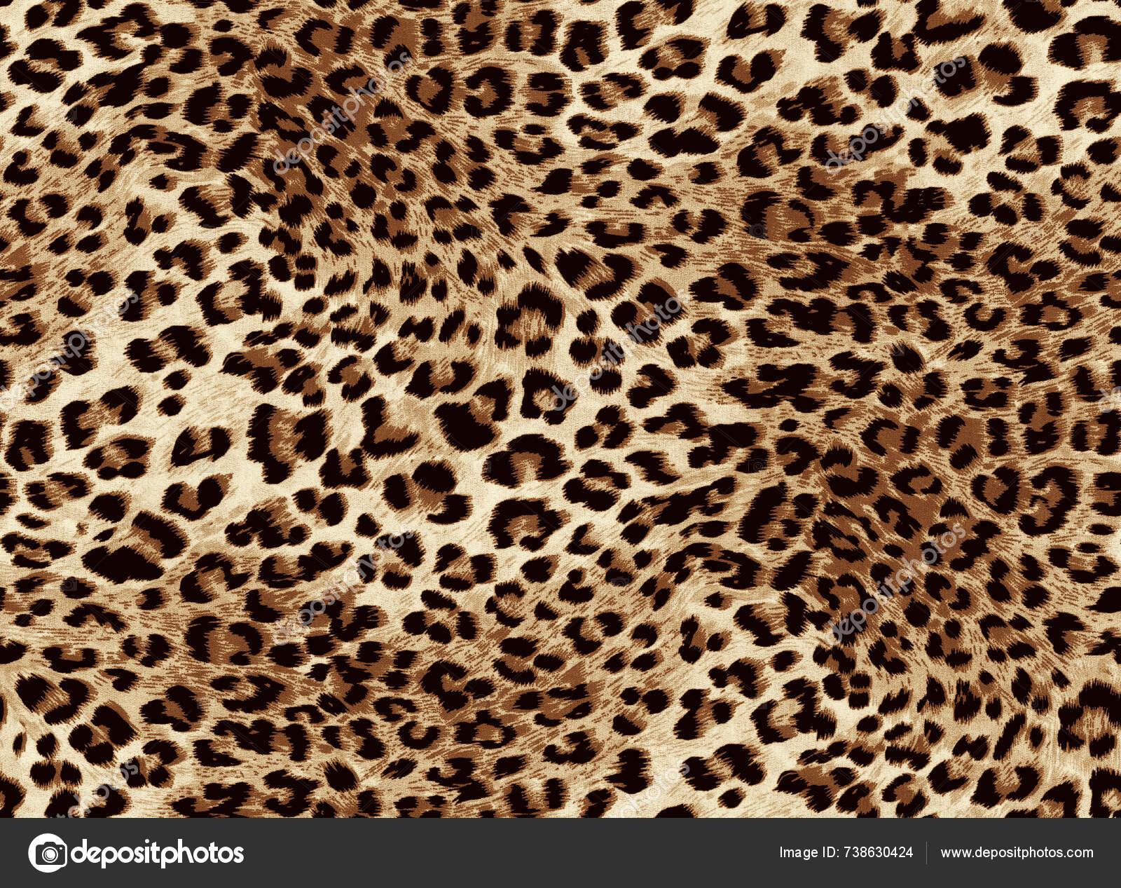 Leopard Skin Background Seamless Skin — Stock Photo © Paysko #738630424