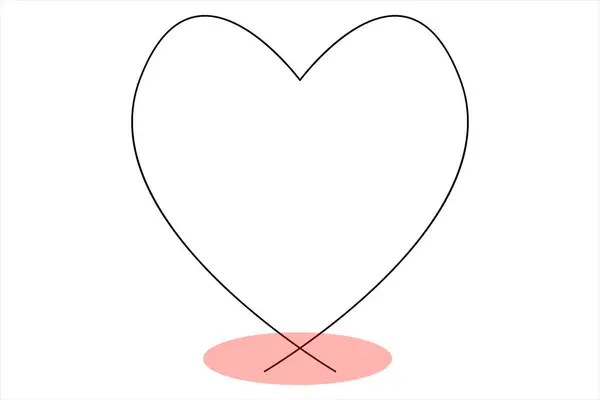 Fat Hearts Drawings Love Heart Fat Symbol Vector Images