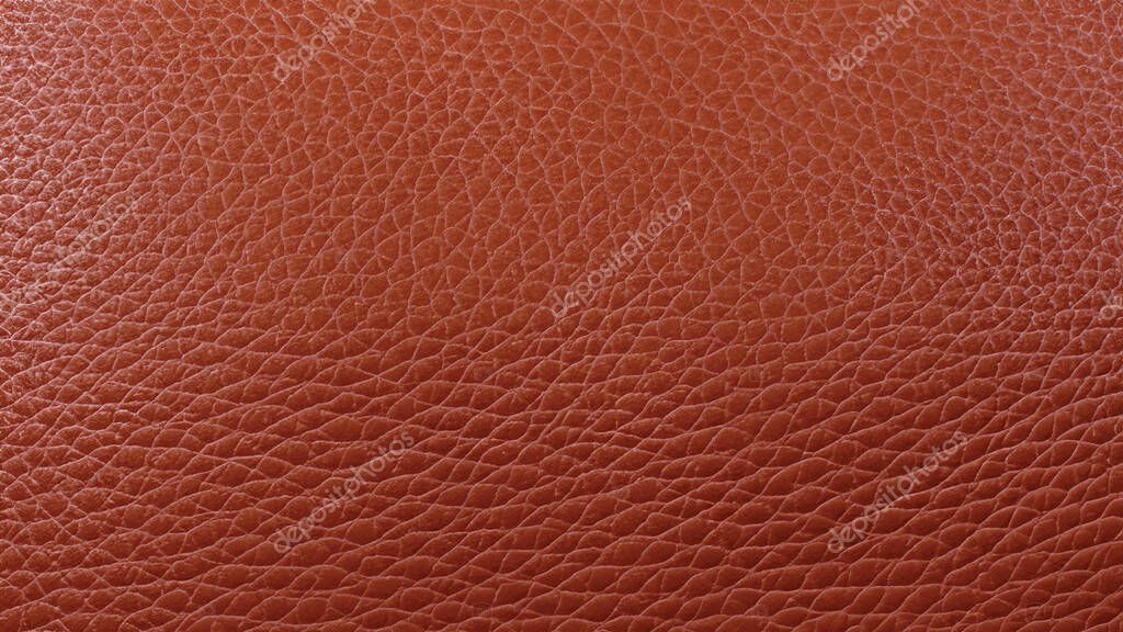 Una textura de cuero marrón profundo con patrones de grano rugoso y un ...
