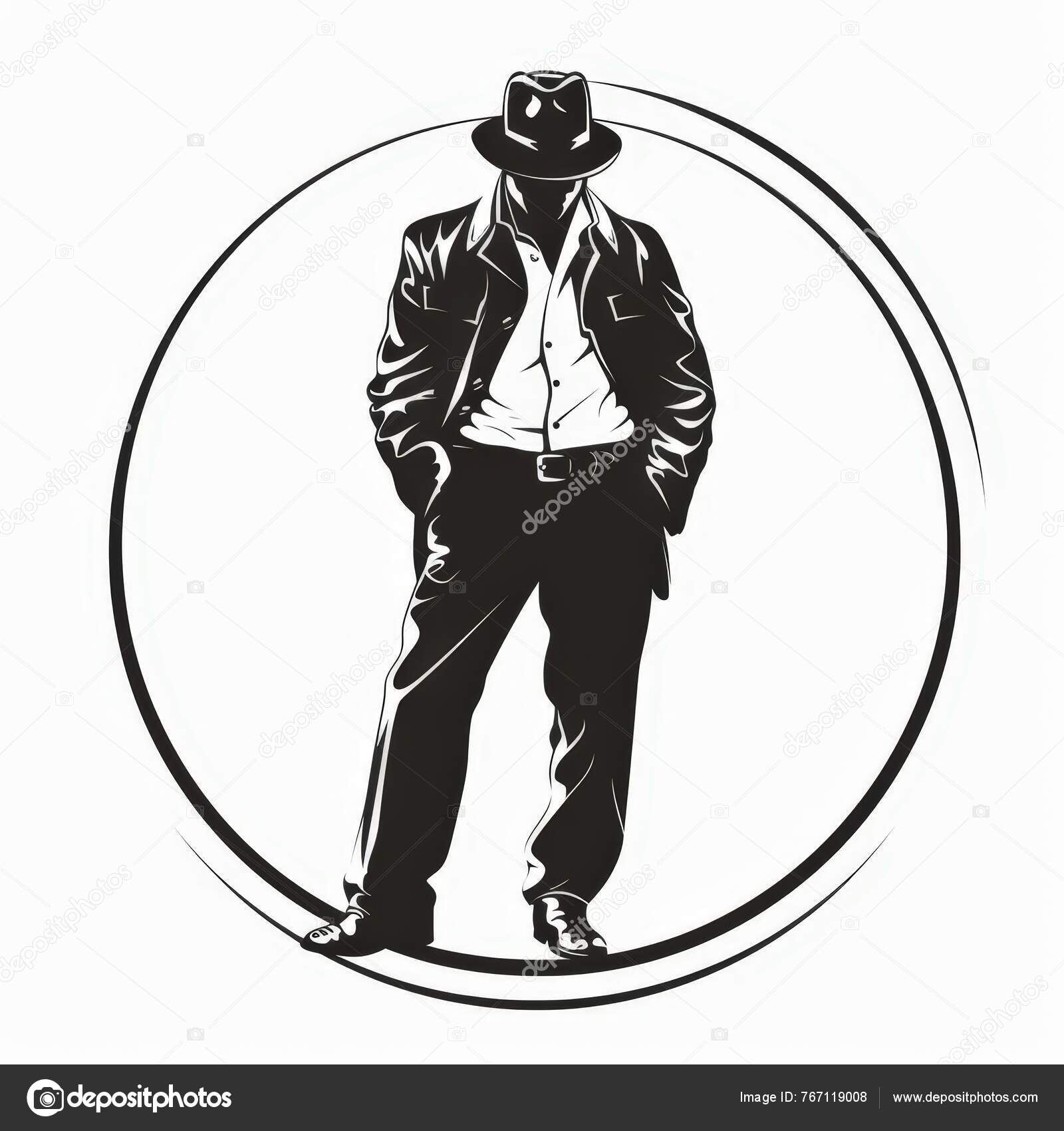 Man Hat Vector Illustration Graphic Design — Stock Photo © girleaiulian ...