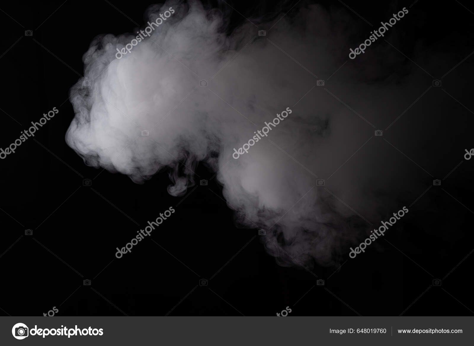 Cloud White Smoke Black Background Closeup — Stock Photo © vfhnb12 ...
