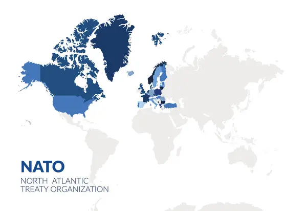 Grafika wektorowa Nato map, obrazy wektorowe | Depositphotos