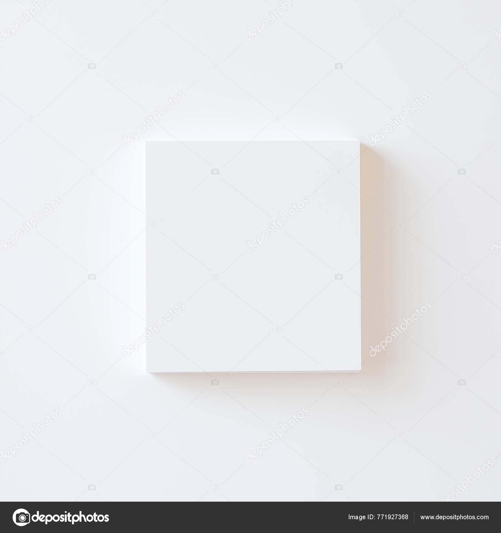 Blank White Paper Card White Paper — Stock Photo © IrinaBB #771927368